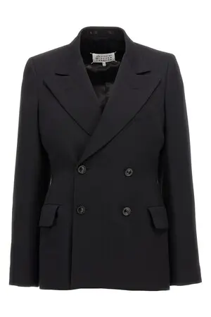 MAISON MARGIELA Wool Double-breasted Blazer