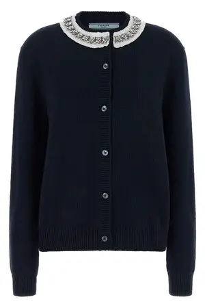 PRADA Jewel Collar Cardigan
