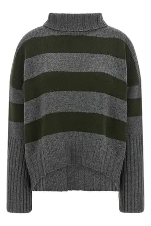 BE YOU Cashmere Striped Sweater