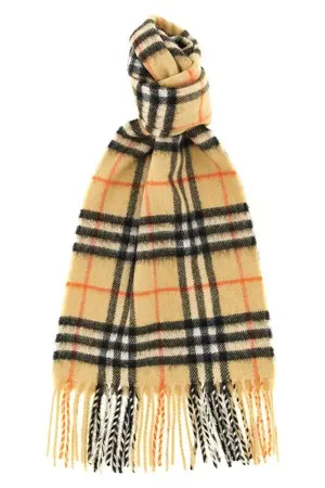 Burberry Check Scarf - Beige