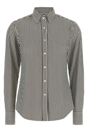 XACUS Sarakt Active Line Striped Shirt - White/black