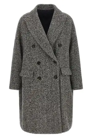 BRUNELLO CUCINELLI 'dazzling' Chevron Coat