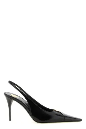 Saint Laurent Babylone Slingback Pumps - Black