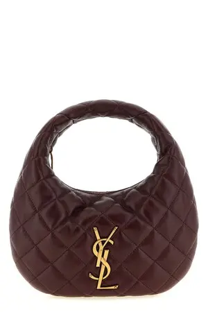 Saint Laurent 'icarino' Baby Handbag Bordeaux