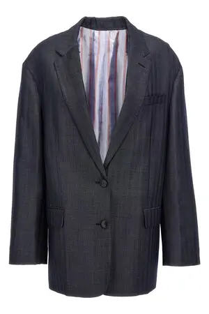Etro Pegaso Single-breasted Blazer - Blue