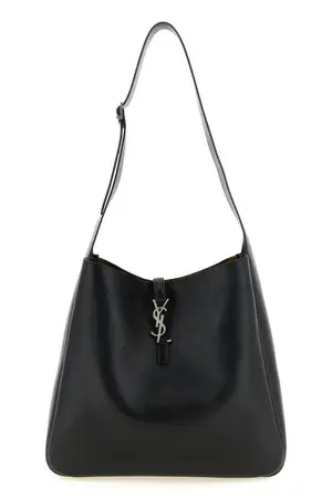Saint Laurent Le 5 À 7 Gobo Maxi Shoulder Bag - Black