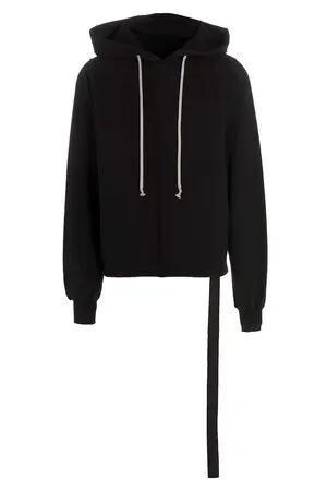Rick Owens Asymmetrical Stitching Hoodie