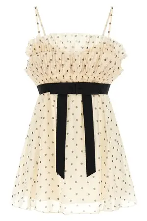 Zimmermann Polka Dot Silk Blend Top