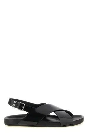 Saint Laurent Logo Sandals For Men