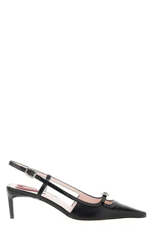 ROGER VIVIER Viv' Canard' Slingbacks - Black