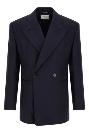 Saint Laurent Felted Wool Gabardine Blazer Jacket