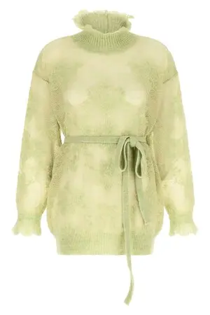 Twin-set Jacquard Yarn Sweater - Green