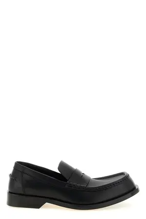 Loewe Bobine Leather Loafers