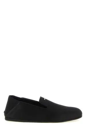 GIUSEPPE ZANOTTI Rupert Silk Blend Moccasins - Black