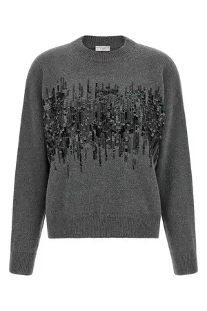 Peserico Sequin Sweater - Gray