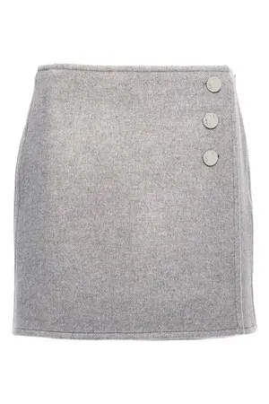 Tory Burch T Monogram Wool Cloth Skirt