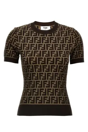 Fendi Ff' Sweater - Brown