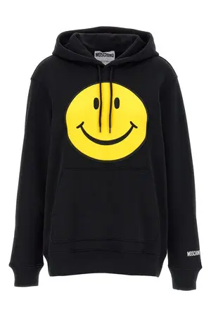 Moschino Smiley' Hoodie - Black