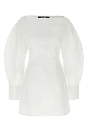 Jacquemus La Robe Chemise Casaco' Dress - White
