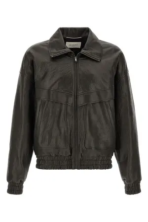 Saint Laurent Bubble Leather Jacket