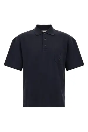 Saint Laurent Cassandre' Polo Shirt - Blue