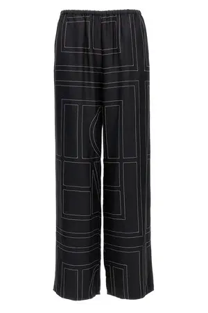 TOTEME 'monogram' Pants Black