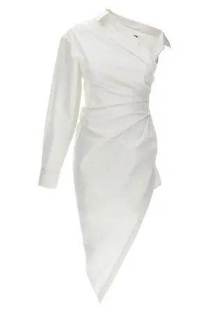 Alexander Wang Asymmetrical Cotton Shirt Dress
