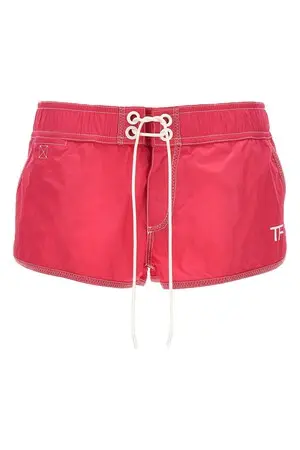 TOM FORD Logo Nylon Shorts