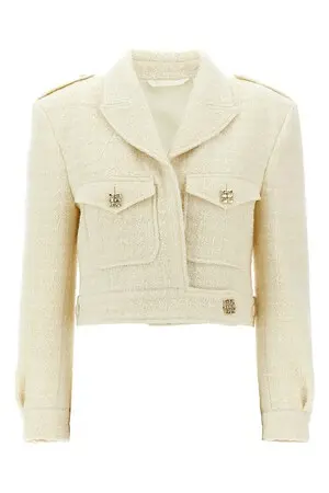 Givenchy Military Wool Tweed Blazer