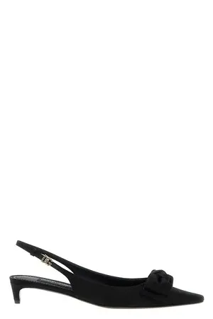 Dolce & Gabbana Mun Satin Slingback Pumps