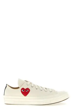 Play Comme Des Garcon X Converse Sneakers - White