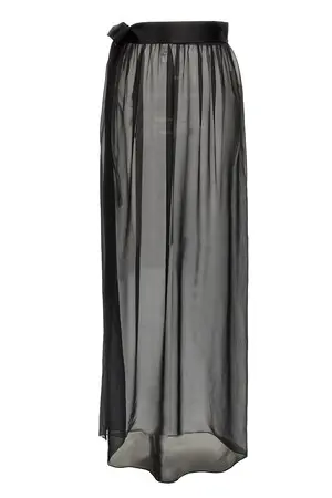 Dolce & Gabbana Silk Chiffon Maxi Skirt