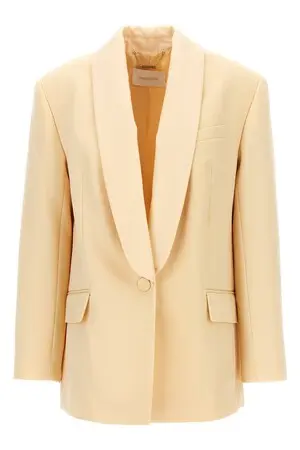 Zimmermann Illustration Shawl Tux Jacket' Blazer - Beige