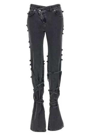 Alexander Mcqueen Distressed Bottoms For Women