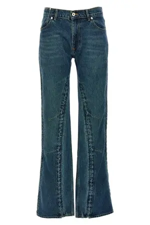 Y/project Evergreen Hook And Eye Denim Jeans
