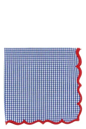 LABARRI Scalloped Vichy Napkin - Multi
