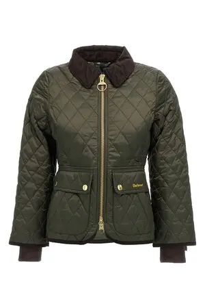 Barbour Beadnell Quilted Nylon Jacket - Green