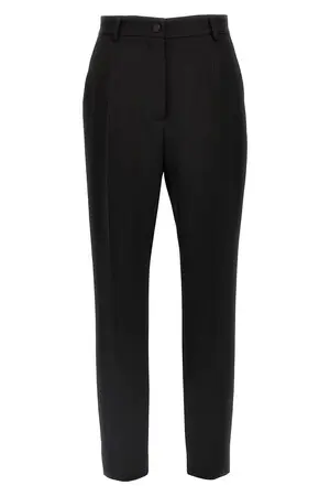 Dolce & Gabbana Wool Gabardine Tuxedo Trousers