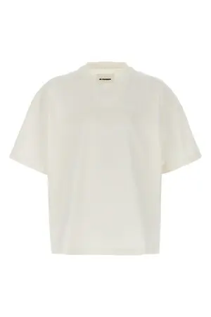 JIL SANDER Logo Print T-shirt - White