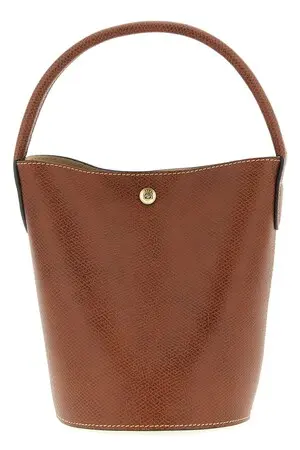 Longchamp S Épure Bucket Bag - Brown