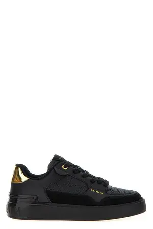 Balmain B-court Flip Leather Sneakers
