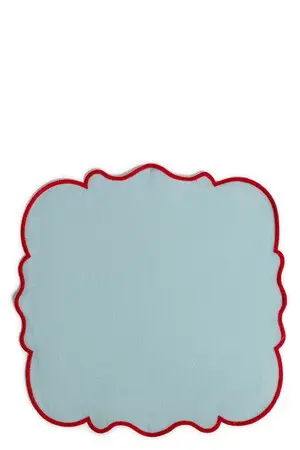BITOSSI Set Of 2 Napkins With Scalloped Edge - Multi