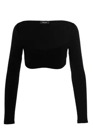 Dsquared2 Ribbed Cropped Sweater