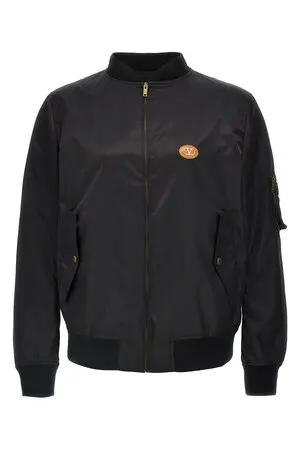 Valentino Garavani Logo Bomber Jacket