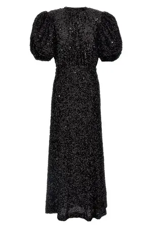 ROTATE BY BIRGER CHRISTENSEN Sequin Midi Dress