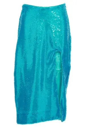 GANNI Sequin Midi Skirt