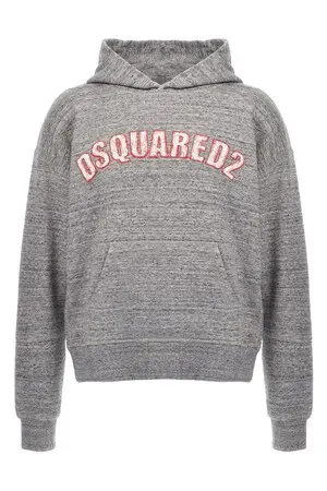Dsquared2 Nyc Fit Hooded Sweatshirt - Gray