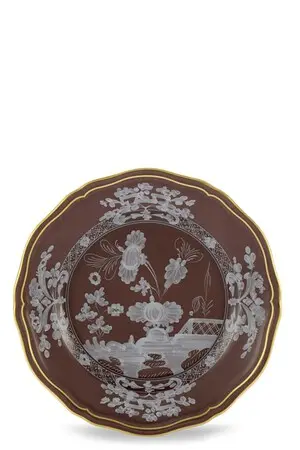 GINORI 1735 Oriente Italiano' Bread Plate ⌀ 17cm - Brown