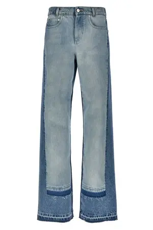 Stella McCartney Layered Cotton Denim Jeans