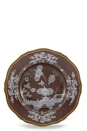 GINORI 1735 Soup Plate 'oriente Italiano' ⌀ 24 Cm - Brown